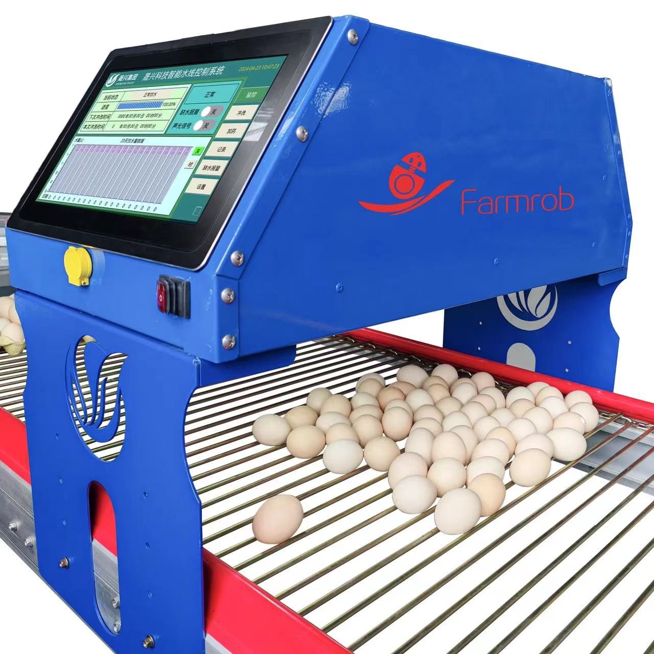 Farmrob 99.8% Accuracy Intelligent Egg Counter 25W 220V 50HZ ISO9001 ...